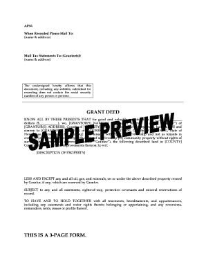 Fillable Online GRANT DEED - MegaDoxcom Fax Email Print - pdfFiller