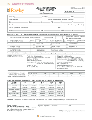 Fillable Online Custom solutions forms - Rowley Company Fax Email Print - pdfFiller