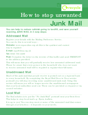 Fillable Online How to stop unwanted - Dorset Fax Email Print - pdfFiller