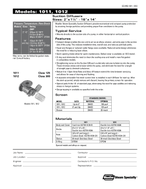 Fillable Online Models 1011 1012 - Watts Water Technologies Fax Email ...
