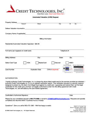 Fillable Online AVM Request Fax Email Print - pdfFiller