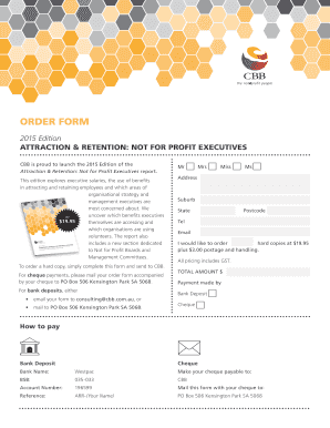 Fillable Online Order bformb - CBB Fax Email Print - pdfFiller