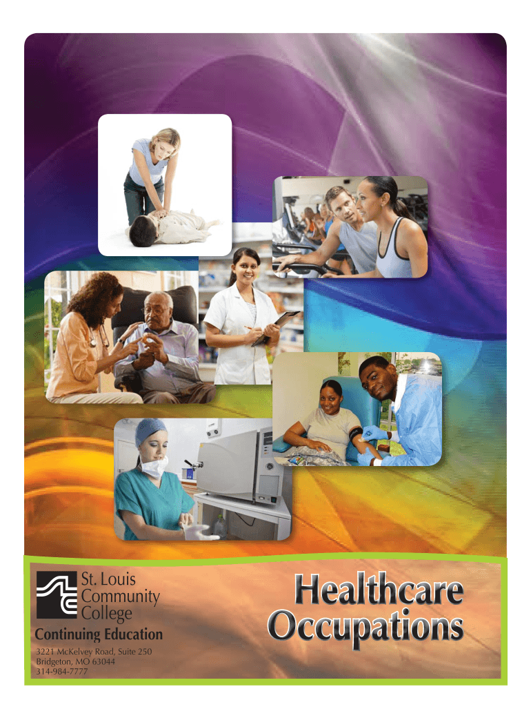 Fillable Online STLCC Continuing Education Healthcare Occupations Fax Email Print - pdfFiller