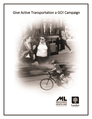 Fillable Online Give Active Transportation a GO Campaign Fax Email ...