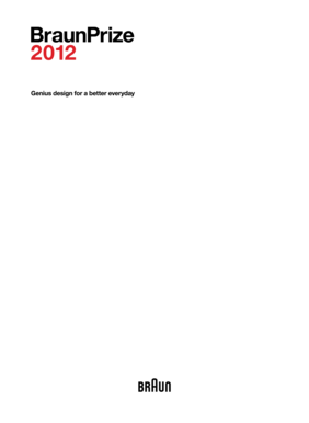 Fillable Online BraunPrize 2012 Fax Email Print - pdfFiller