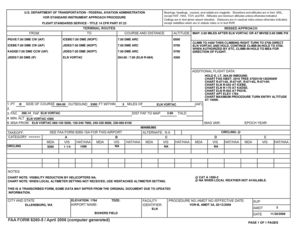 Fillable Online FAA FORM 8260-5 / April 2006 (computer generated ...