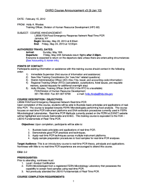 Fillable Online fda FDA/Food Emergency Response Network Real-Time PCR ...