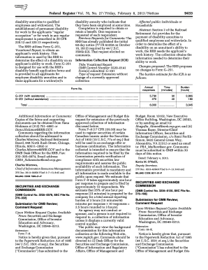 Fillable Online gpo Federal Register :: Agency Forms Submitted for OMB ...
