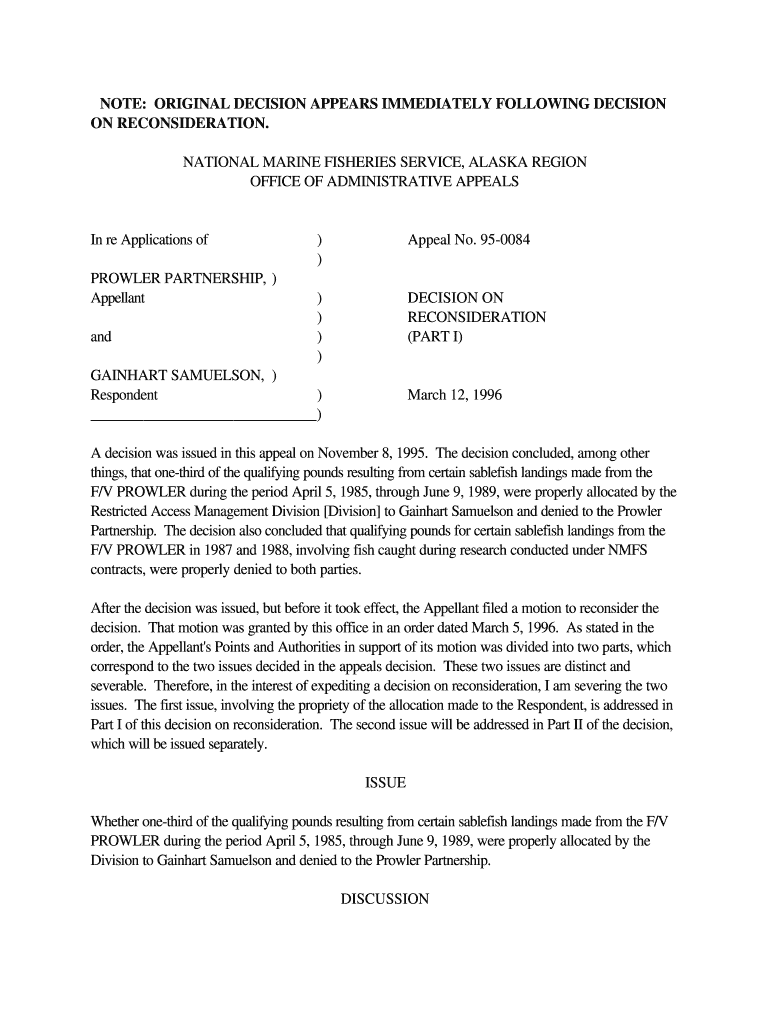 ON RECONSIDERATION - fakr noaa: Fill out & sign online | DocHub