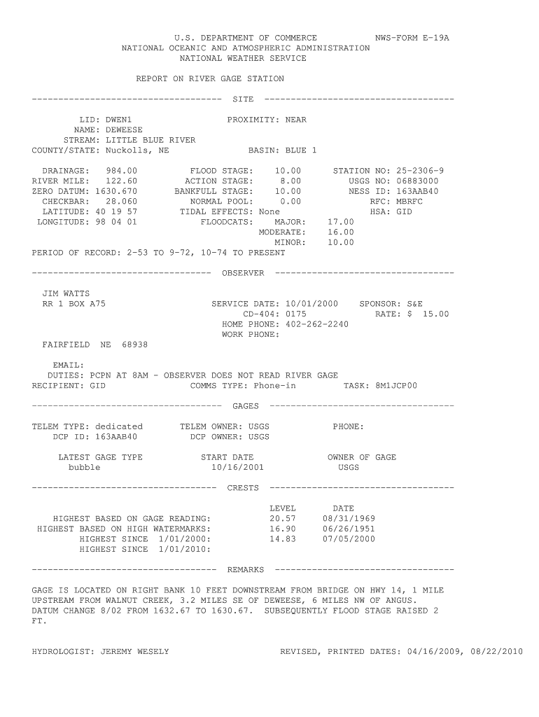 LITTLE BLUE RIVER - crh noaa: Fill out & sign online | DocHub
