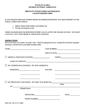 Fillable Online dpaweb hss state ak PREGNANT WOMEN MEDICAID PROGRAM Fax ...