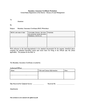 Fillable Online blm Certificate of Eligibility form.doc - blm Fax Email ...