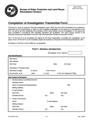 Fillable Online ct Completion of Investigation Transmittal Form - CT ...