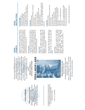 Fillable Online in Edited Child Labor Brochure.pub - State of Indiana ...