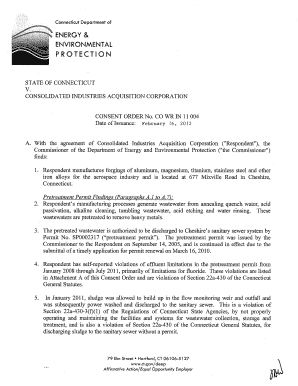 Fillable Online ct ENERGY & ENVIRONMENTAL PROTECTION - CT.gov - ct Fax ...