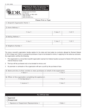 Fillable Online revenue louisiana R -1313 (606) Fax Email Print - pdfFiller