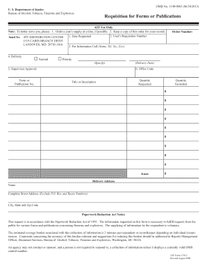 Fillable Online atf Requisition for Forms or Publications - ATF - atf ...
