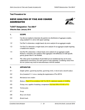 Fillable Online TXDOT DESIGNATION: TEX-200-F Fax Email Print - pdfFiller