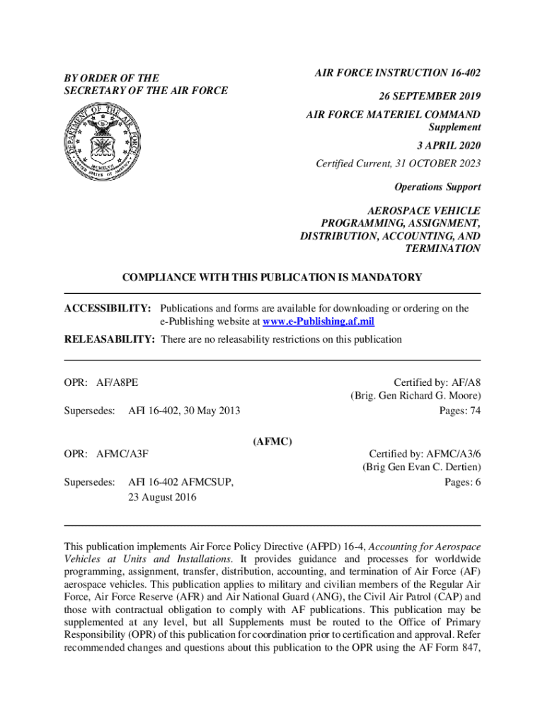 Fillable Online Aerospace Vehicle Programming, Assignment, Distribution ...