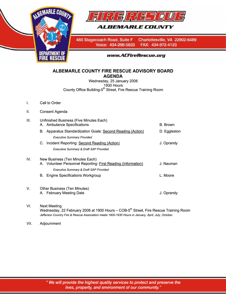 Ambulance Specifications - albemarle: Fill out & sign online | DocHub