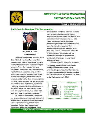 Fillable Online cp26 army Manpower and force management career ...