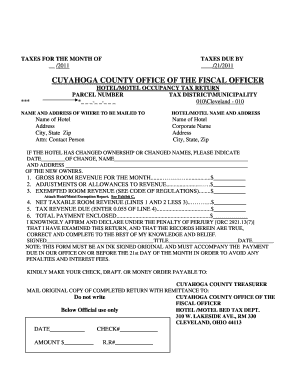 Fillable Online fiscalofficer cuyahogacounty Cuyahoga county office of ...