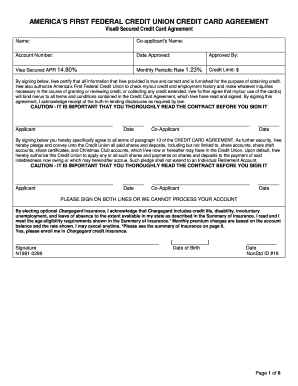 Fillable Online files consumerfinance AMERICAS FIRST FEDERAL CREDIT ...