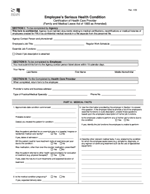 Fillable Online FMLA Request Form - Employee Health Condition Fax Email ...