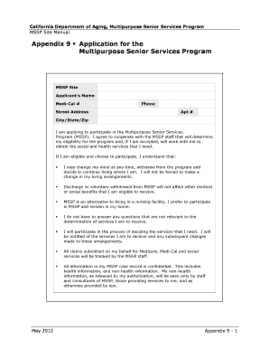 Fillable Online aging ca Application for the Multipurpose Senior ...