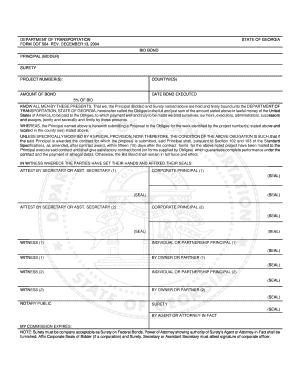 Fillable Online Department of transportation form dot 564 rev. december ...