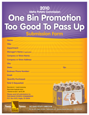 Fillable Online 10-0325 Bin Promotion WEB PDF.ai Fax Email Print ...