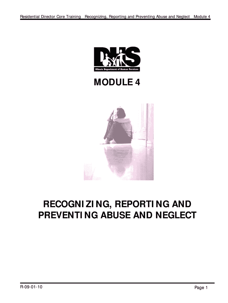 Module 4 recognizing, reporting and preventing abuse and neglect: Fill ...