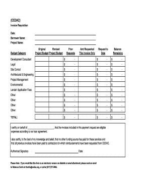 Fillable Online Invoice Req Form.xls Fax Email Print - pdfFiller