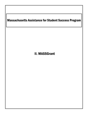 Fillable Online osfa mass MASSGrant PROCESSING - osfa mass Fax Email ...