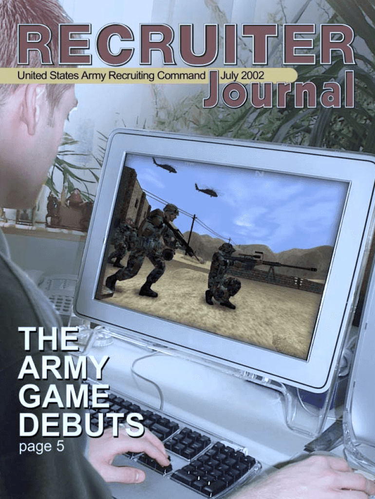 July Recruiter Journal July Recruiter Journal - usarec army: Fill out ...