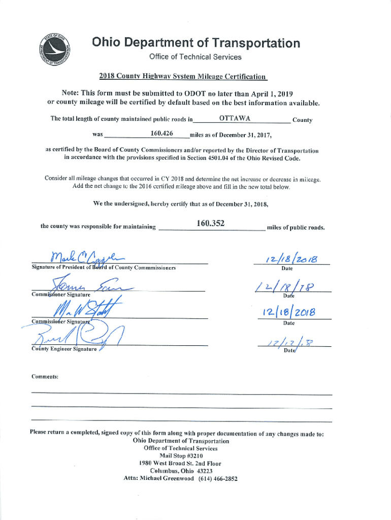 Summary of 2018 ODOT Changes: Fill out & sign online | DocHub