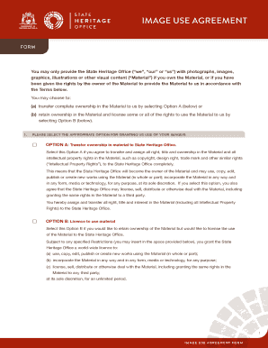 Fillable Online Image Use Agreement Form Fax Email Print - pdfFiller