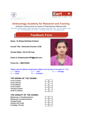 Fillable Online clevelandclinic EART CRM FEEDBACK FORM mrs.Kulkarni..xls - clevelandclinic Fax ...