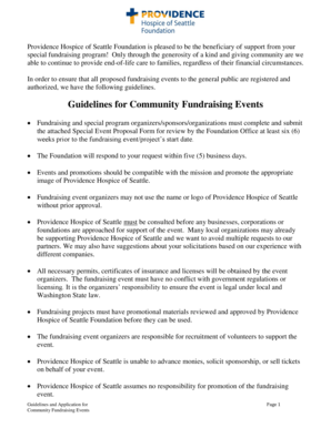 Fillable Online Special event guidelines - Providence Washington ...