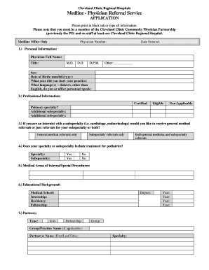 Fillable Online Medline Physician Form Fax Email Print - pdfFiller