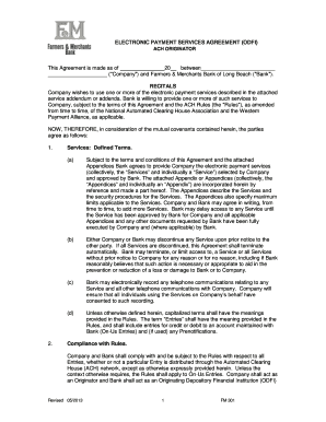 Sample Nacha Originators Re Initiate - Fill Online, Printable, Fillable ...