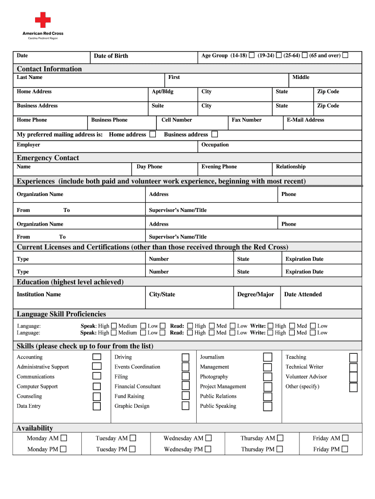 Fillable Online Background Check and Volunteer Application Fax Email ...