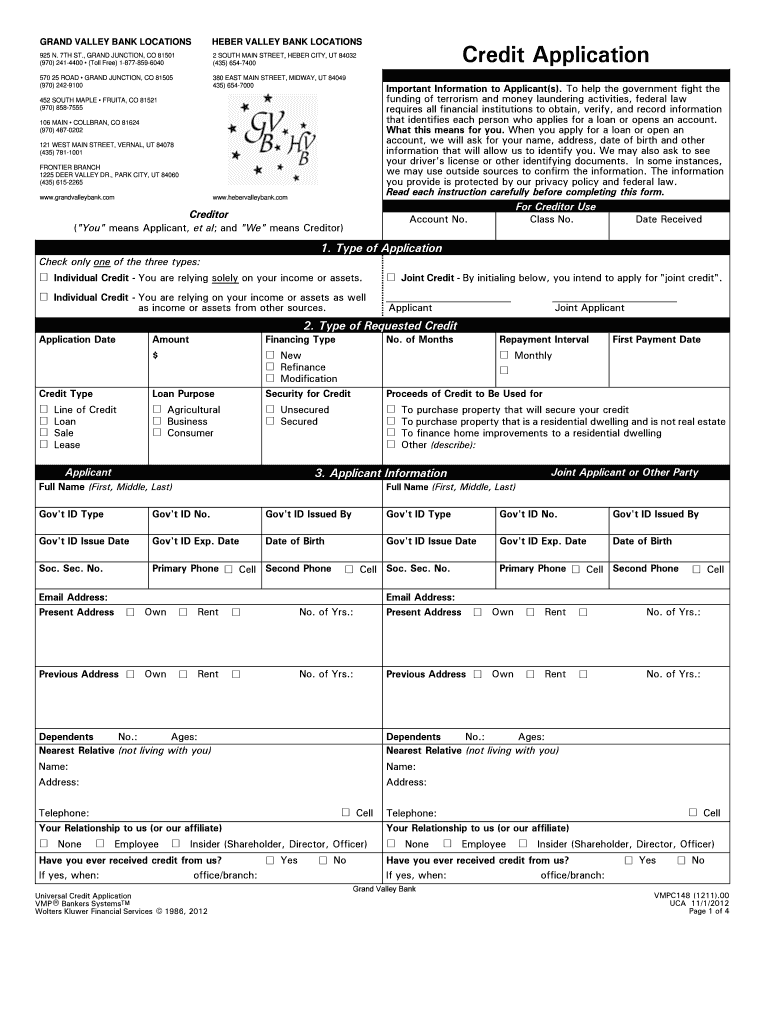Universal Credit Application: Fill out & sign online | DocHub