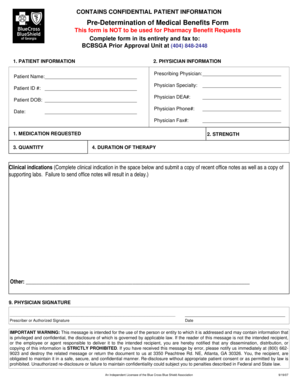 Fillable Online Visio-BCBSGA Blank PD form 9-19-07.vsd - Blue Cross ...