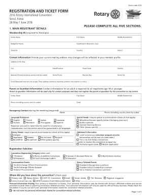 Fillable Online rotary EN415 REGISTRATION AND TICKET FORM - rotaryorg ...