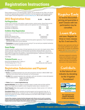 Fillable Online irrigation Please complete the form on the following ...