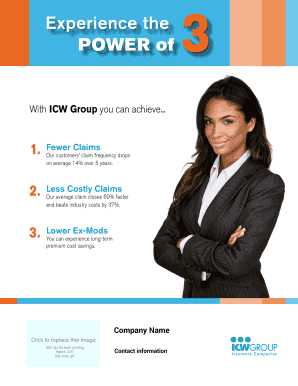Fillable Online Icw-group-work-comp-experience-the-power-of-3-logo icw ...