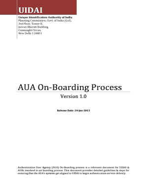 Fillable Online authportal uidai gov Unique Identification Authority of ...