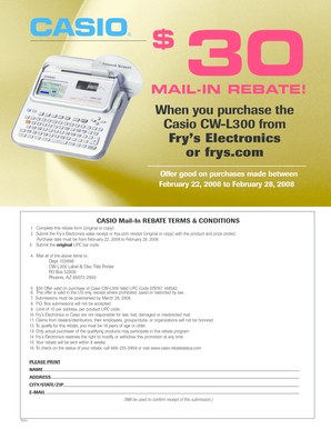 Fillable Online Submit the Frys Electronics sales receipt or frys Fax ...