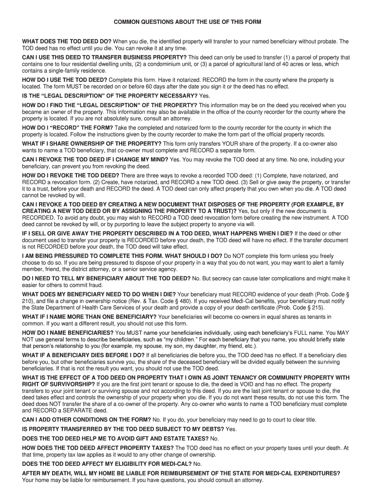 Fillable Online COMMON QUESTIONS ABOUT THE USE OF THIS FORM WHAT DOES ...